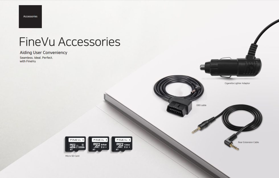 FineVu Optional Accessories - FineVu United Kingdom